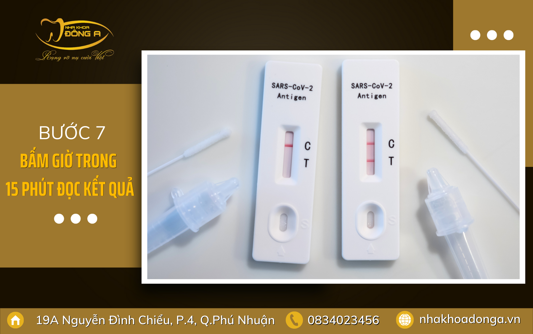 Hướng dẫn làm test nhanh Covid đơn giản tại nhà - Nha Khoa Đông A